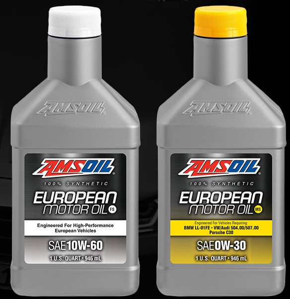 New AMSOIL 0w30 and 10w60 European motor oil - AMSOIL Authorized Dealer